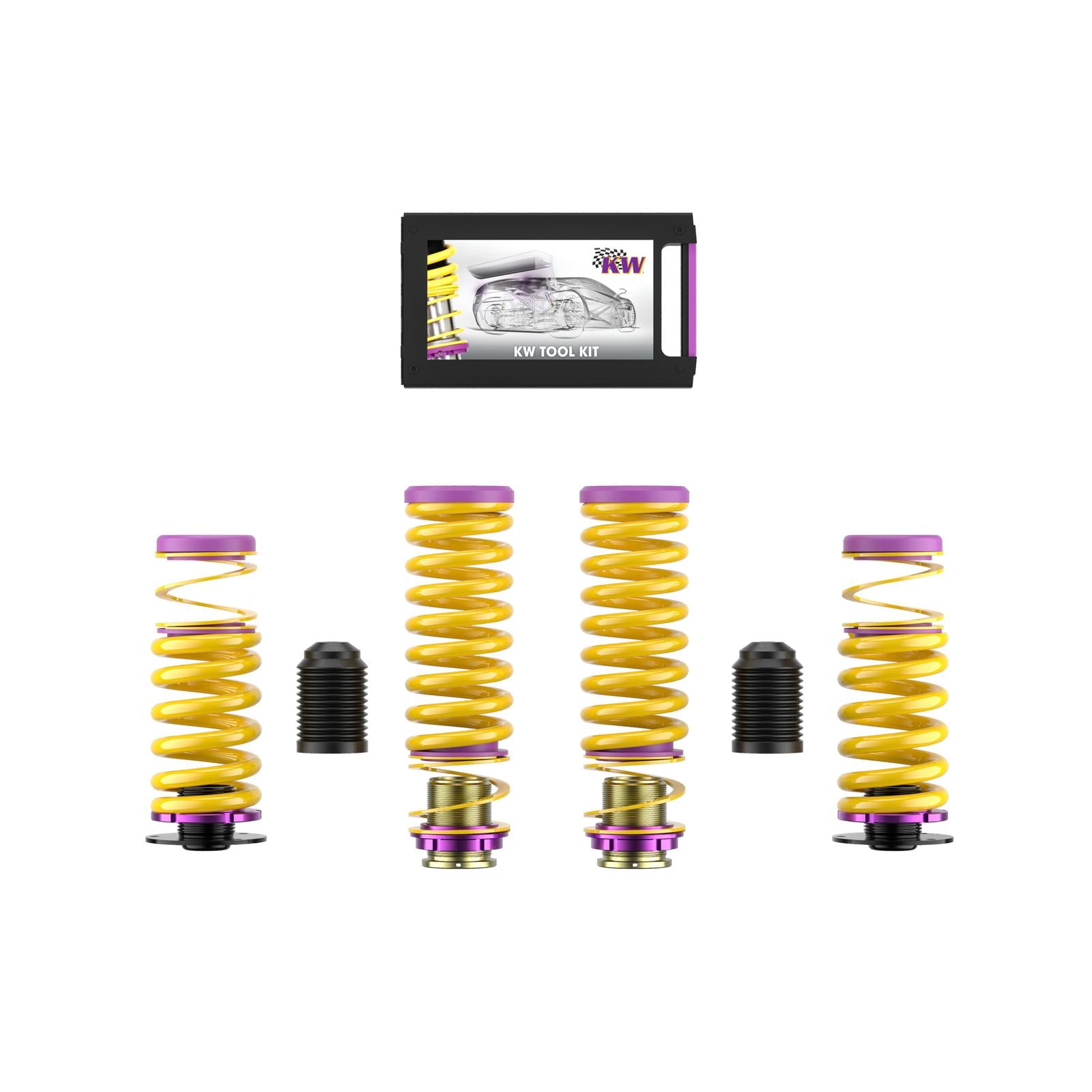 KW Height adjustable spring kit (coilover springs) Mercedes W205 AMG C