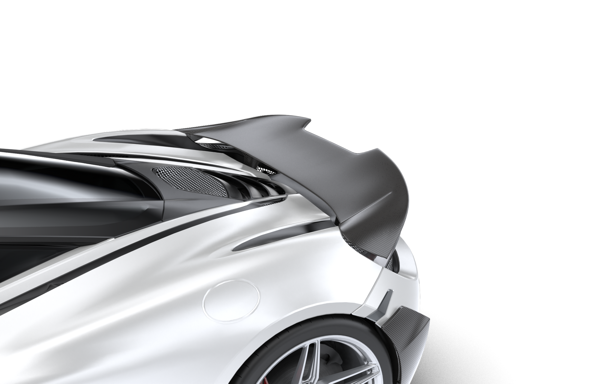 1016 Industries McLaren 720S 765 Style Rear Wing (Twill Carbon)