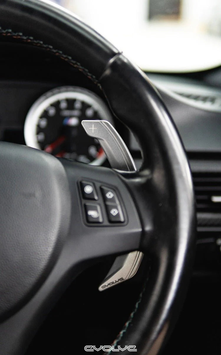 Evolve Aluminium Billet Gear Shift Paddle Set - BMW E90 | E92 | E93 M3 ...