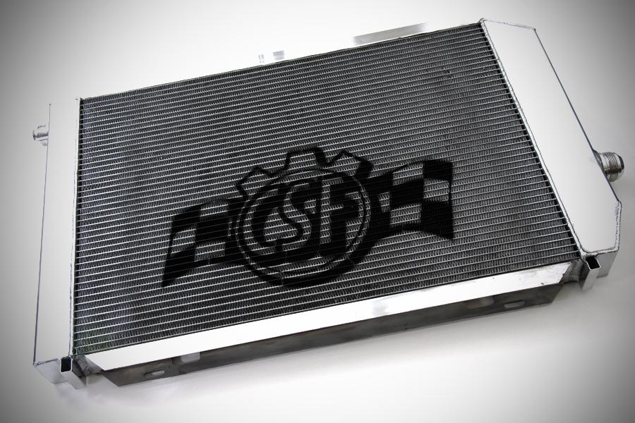 CSF Universal Radiator - Dual core w/ B-Tube Tech - AN fittings - Trip